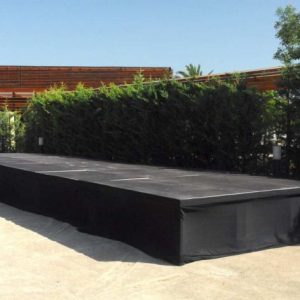 Escenario tarima modular varias alturas | Alquiler de muebles y eventos